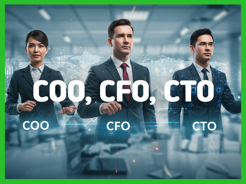 COO, CFO, CTO 뜻: 기업 성공의 핵심 리더십 역할 완벽 분석 | 프리워크스